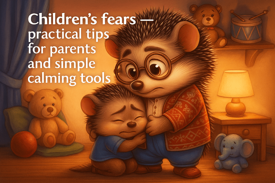 Children’s fears practical tips for parents and simple calming tools
